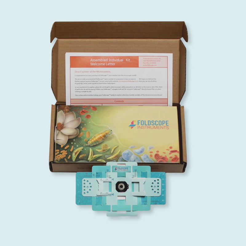 Assembled Individual Kit (1 Foldscope Paper Microscope) - Foldscope ...
